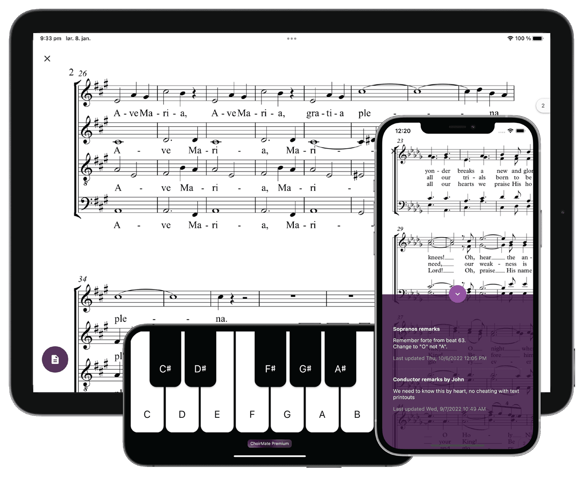 ChoirMate - Choir Management Software & Rehearsal App for iOS, Android ...